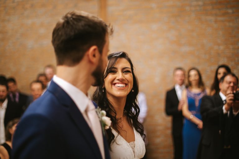 Mini Wedding romântico e animado no Tiella - Renata & Bruno