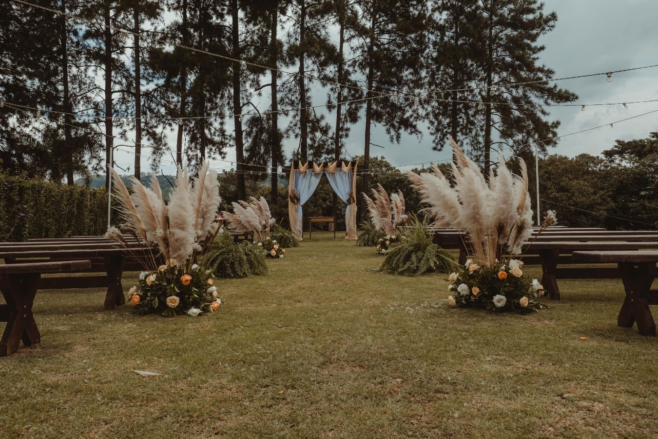 Casamento boho rústico numa tarde mágica no interior de São Paulo