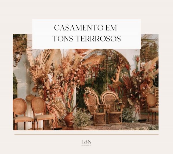 Casamento tons terrosos: saiba como usar essas cores no grande dia